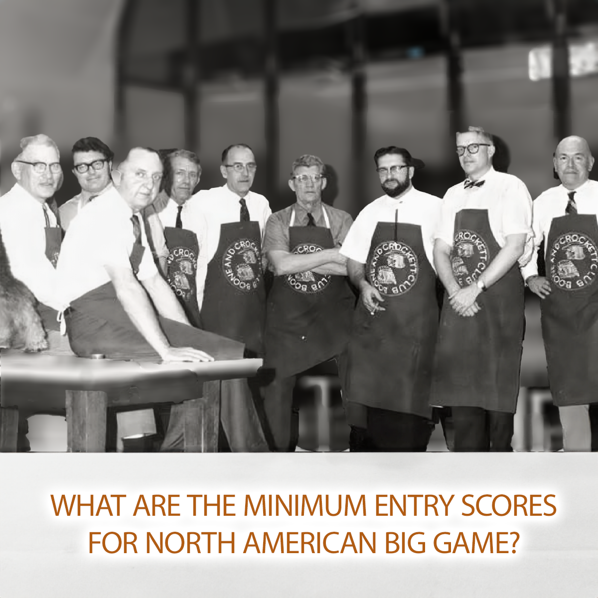 Minimum Entry Scores for North American Big Game | Boone and Crockett Club